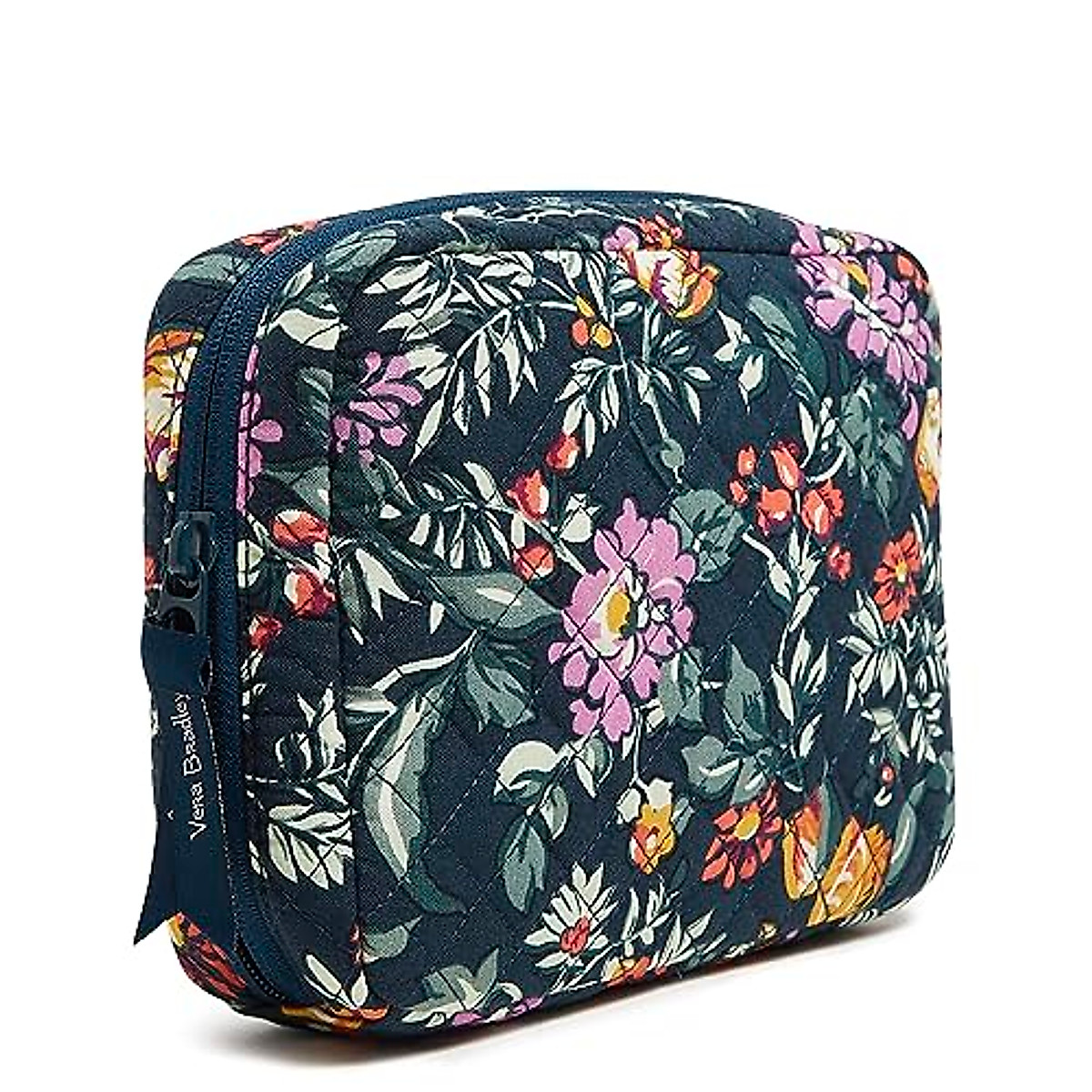 Vera Bradley Women's Cotton Cord Organizer, Fresh-Cut Floral Green, One Size