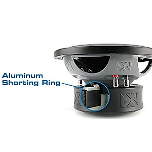 NVX VSW104V2 10" 500 watt RMS 1000 watt Peak Professional Grade VS-Series Dual 4-ohm Car Subwoofer