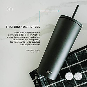 Simple Modern Cleaning Tablets for Water Bottles, Tumblers, Coffee Mugs, Stainless Steel Drinkware, 12 Pack