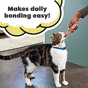 Temptations Creamy Puree with Chicken, Salmon, and Tuna, Variety Pack of Lickable Cat Treats, 0.42 oz Pouches, 24 Count