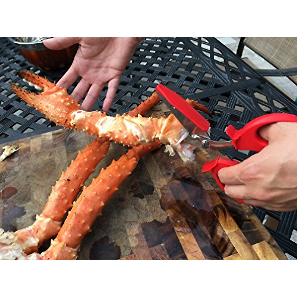 Sea Scissors for Crab Lobster and Shellfish, Surgical Stainless Steel Blades