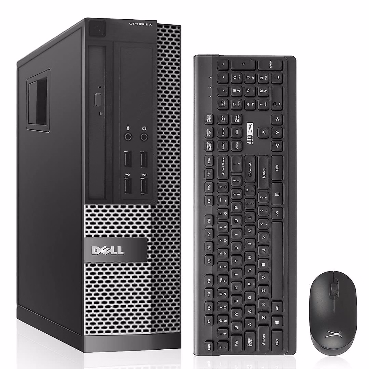 Dell OptiPlex 9010 Refurbished Desktop Computers i7,16GB Ram 1TB SSD,AC7260 Built-in WiFi Ready,HDMI Dual Monitor Support,Windows 10 Pro,TJJ Large Mouse Pad+Altec Wireless Keyboard Mouse (Renewed)