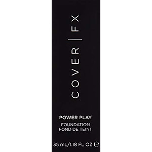 Cover FX Power Play Foundation: Full Coverage, Waterproof, Sweat-proof and Transfer-Proof Liquid Foundation For All Skin Types G20, 1.18 fl. oz.