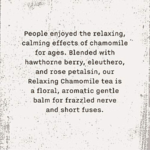 Allegro Tea Organic Relaxing Chamomile Tea Bags, 20 Count