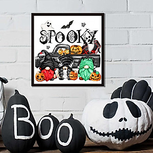 VIGEGU Halloween Gnome Diamond Painting Kits for Adults - Diamond Art Kits 5D Paintings with Diamond Dots Full Drill Round Gem Art,for Halloween Spooky DIY Gift and Home Decor12 x 12inch rectangle