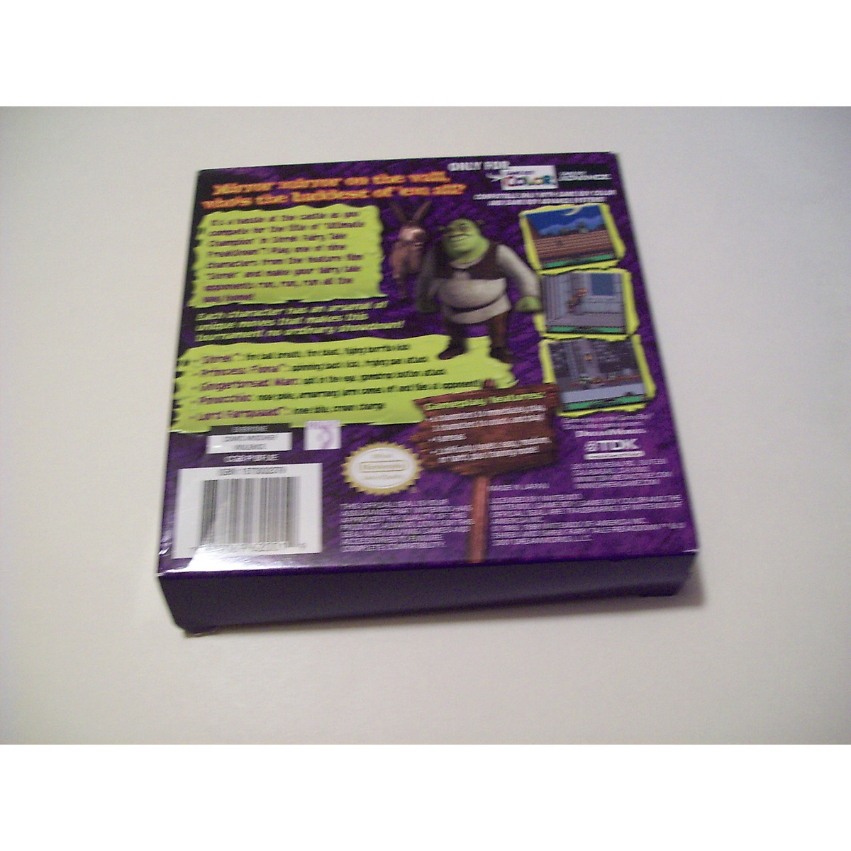 Gameboy color Game SHREK FAIRY TALE FREAKDOWN