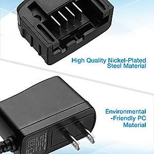 Powerextra 20 Volt Lithium Battery Charger LCS1620 for Black and Decker 16V 20V Lithium Ion Battery LBXR20 LBXR20-OPE LB20 LBX20 LBX4020 LB2X4020 LBXR2020-OPE BL1514 LBXR16