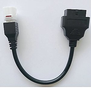 OTKEFDI Motorcycle 4pin OBD Diagnostic CANBUS Cable for Yama Motorbike 40CM Length