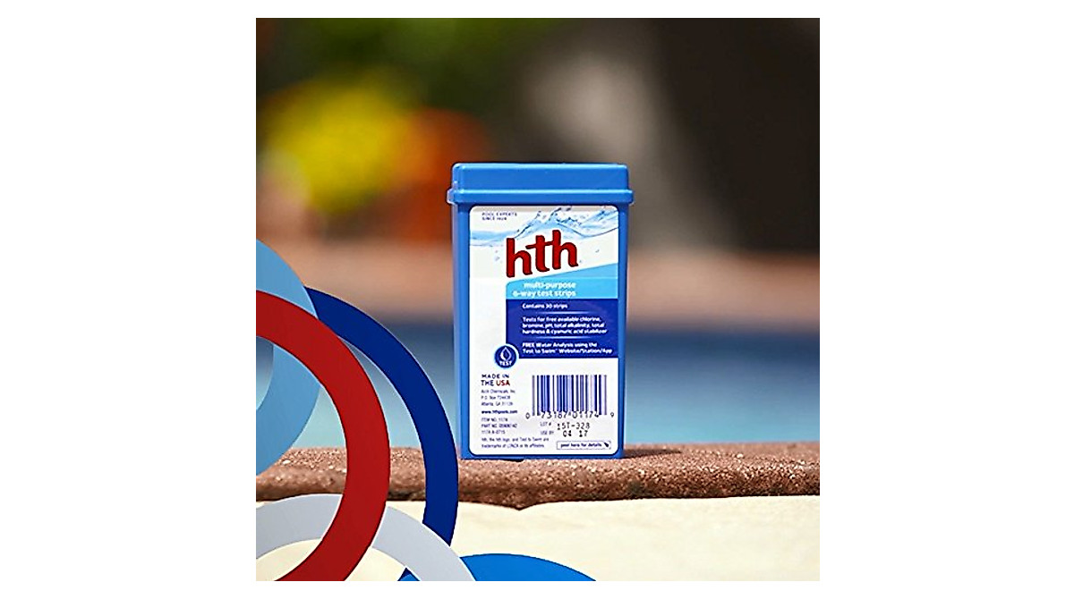 HTH 6-Way Test Strips for Clean Swimming Pools