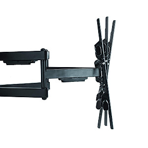 Premium Mount - Heavy Duty Dual Arm Articulating TV Wall Mount Bracket for LG - 77" Class C3 Series OLED 4K UHD Smart webOS TV - OLED77C3PUA Tilt & Swivel with Reduced Glare - Buy Smart!