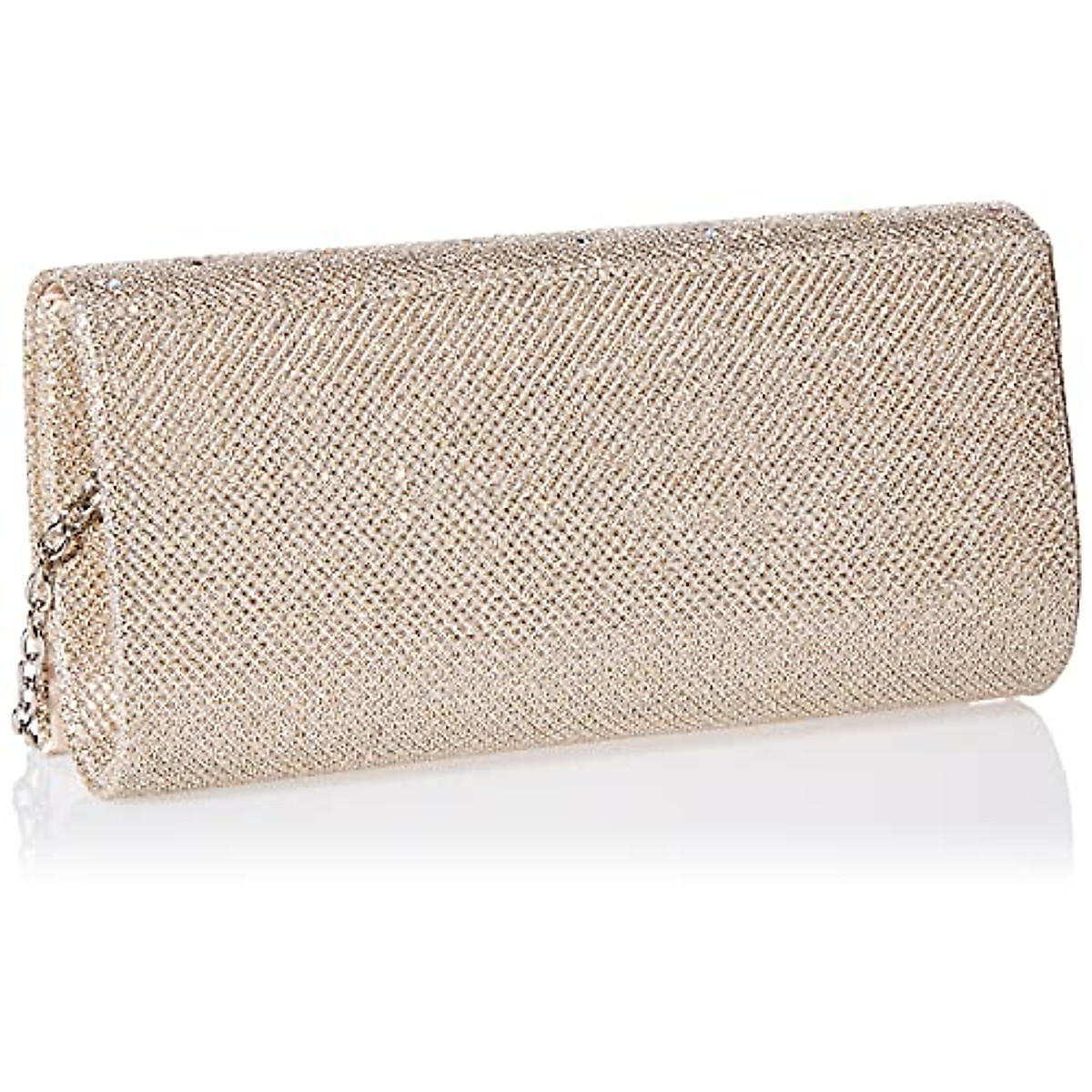 Jessica McClintock Chloe Sparkle Stones Evening Clutch, Champagne
