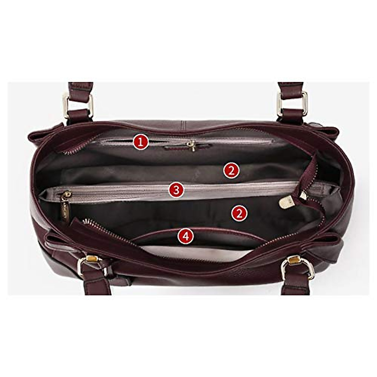 Ladies Fashion Ladies Wallets and Handbags Leather Tote Bags Shoulder Tote Bags