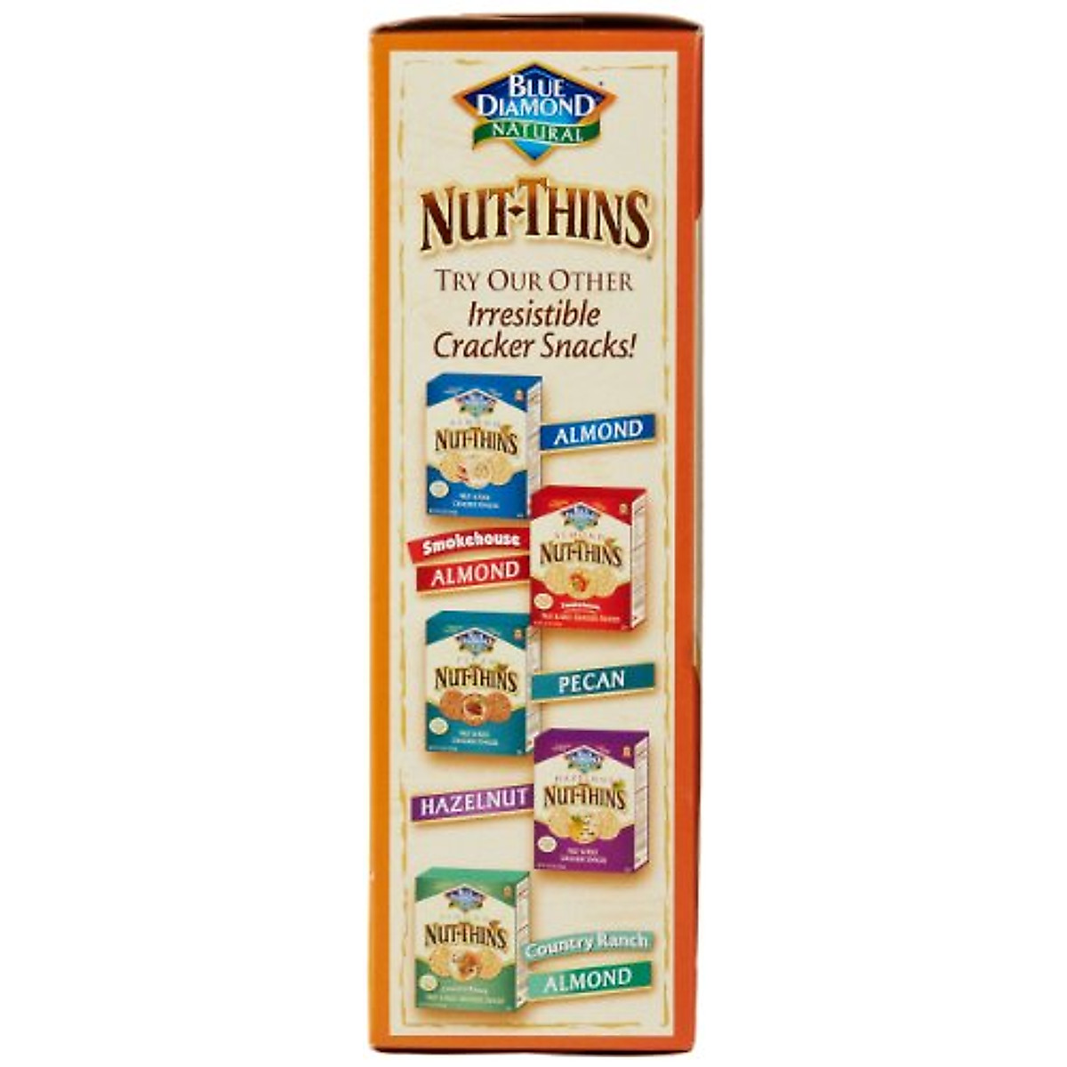 Blue Diamond Almond Nut Thins, Cheddar Cheese, 4.25 Oz