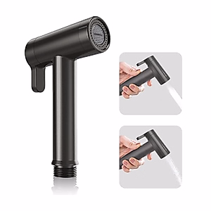 Brass Handheld Bidet Sprayer Head for Toilet and Bath, Durable Brass Handheld Bidet Sprayer for Adjustable Jet Spray in Toilet Bathroom
