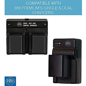 BM Premium 2 BP-820 Batteries for Canon VIXIA HF G50, HF G60, HF G70, XA40, XA45, XA50, XA55, GX10, HF G21, HFG30, HFG40, XA10, XA11, XA15, XA20, XA25, XA30, XA35, XA60, XA65, XA70, XA75, XF400, XF405