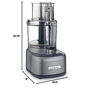 Cuisinart FP-11GMP1 Elemental 11 Cup Food Processor, Gunmetal