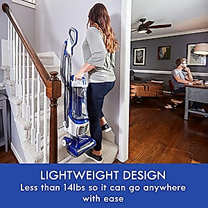 Kenmore Bagless Upright Vacuum 2-Motor Power Suction Carpet Cleaner, 2 Liters, Navy