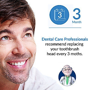 The Best Oral B Electric Toothbrush Replacement Heads | Remove Plaque & Decrease Gingivitis | Oral B Replacement Heads | 4 Regular Oral B Electric Toothbrush Heads + 4 Free Soft Brush Oral B Heads (8)