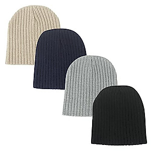 Guozyun Toddler Boys Baby Hat Caps Cute Cozy Beanie Knitted Winter Hats for Infant Baby Boy's Girls 6-60 Months