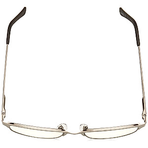 Foster Grant Men's Samson Rectangular Reading Glasses, Satin Dark Gunmetal/Transparent, 52 mm + 1.75