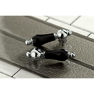 Kingston Brass KS3271PKLBS Duchess Bridge Kitchen Faucet, Polished Chrome