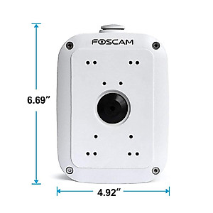 FOSCAM SD2X 18X Optical Zoom 1080P HD Outdoor PTZ WiFi Camera and FAB28S Stainless Steel Waterproof Junction Box Bundle,Totally Weatherproof