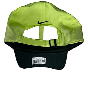 Nike Adult Men's Legacy91 Golf Dri Fit Moisture Wicking Adjustable Cap Hat (Lemon)