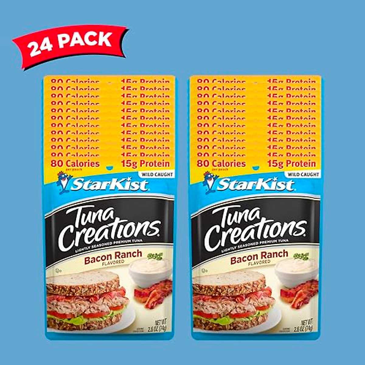 StarKist Tuna Creations Bacon Ranch, 2.6 Oz, Pack of 24