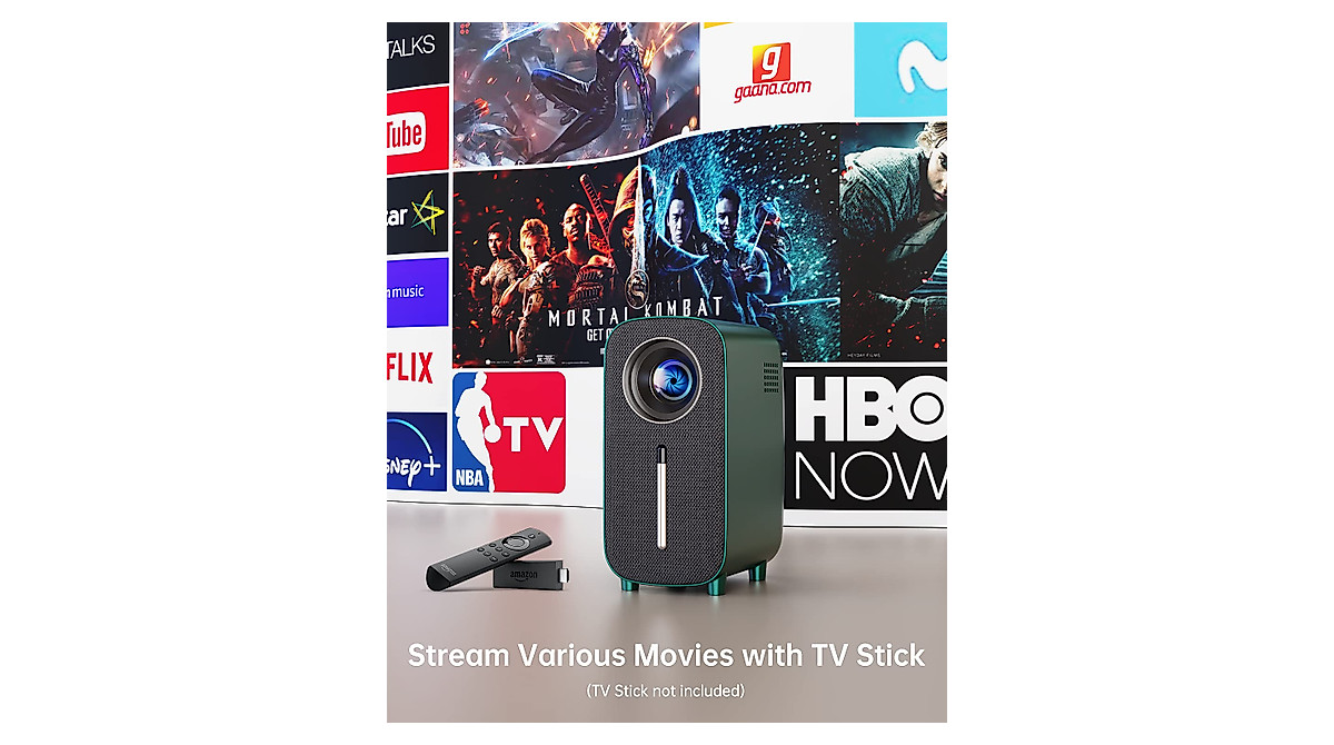 HISION Mini Projector: 1080P & 4K Support for Home & Outdoors