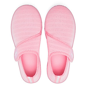 Racqua Kids Water Shoes Boys Girls Quick Dry Barefoot Lightweight Beach Sport Aqua Shoes Swim Pool Walking Surfing Boating Shoes Big Kid Pink 1