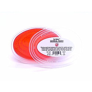 3 Pack Georgia Peach Aroma Gel Melts for Warmers and Burners by The Gel Candle Company Peel, MELT and Enjoy