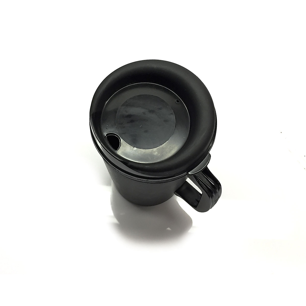 34 Oz ThermoServ Foam Insulated Coffee Mugs - Black