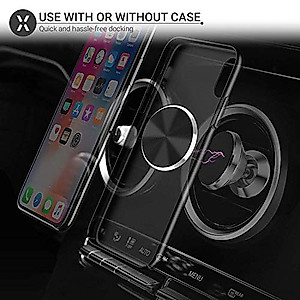 Olixar Phone Magnet Sticker, Phone Case Magnet - Put in Phone Case and Use with Car Phone Holder - Thin Magnets Stickers Mount Magnetic Plate - Black, Silver, Rose Gold & Gold - Universal - 4 Pack