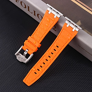 Soft Silicone Sport Strap Compatible with Apple Watch Ultra Band 49mm 46mm 45mm 44mm 42mm, Man Woman Waterproof Replacement Wristbands, for iWatch Series 10 9 8 7 6 5 4 3 2 1 SE Ultra 2