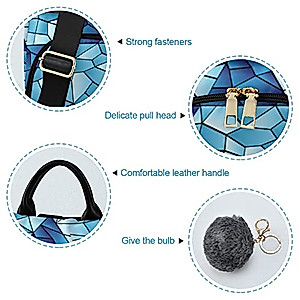 Backpack Purse for Women Fashion Ethnic Jewish Navy Stars Travel Anti-theft School Daypack College Casual Shoulder Bag Medium Size