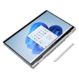HP Envy X360 15 2-in-1 Laptop 15.6" FHD IPS Touchscreen 12th Generation Intel 12-Core i5-1240P (Beats i7-1165G7) 32GB RAM 1TB SSD Backlit Keyboard Thunderbolt USB-C B&O Win11 Silver + HDMI Cable