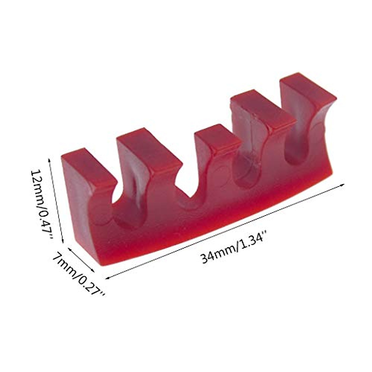 CUCUDAI 2pcs Badminton Stringing Machine Tool Racket Load Spreader Adapter Universal Protector Attachment-Red