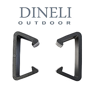 Dineli 12PCS Pack Outdoor Furniture Set Sofa Clips Patio Sectional Connectors Wicker Furniture Accessories Alignment Fasteners Non-Slip Clamps Clips for Rattan Furniture Garden Sofa