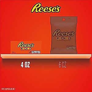 REESE'S PIECES Peanut Butter, Easter Candy Boxes, 4 oz (12 Count)