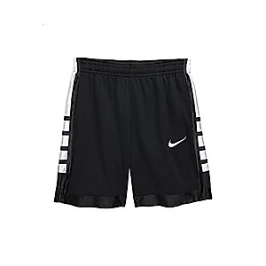 Nike Boy's Dry Shorts Elite Stripe (Big Kids) Black/White XL (18-20 Big Kid)