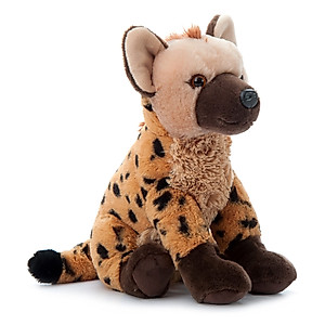 The Petting Zoo Hyena Stuffed Animal, Gifts for Kids, Wild Onez Zoo Animals, Hyena Plush Toy 12 inches