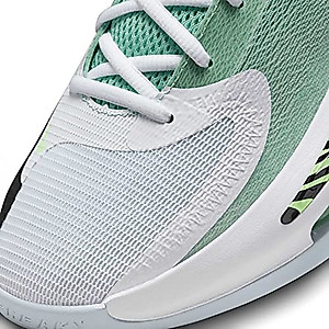 Nike Men's Zoom Freak 4 Basketball Shoes, White/Black-barely Volt, 10.5