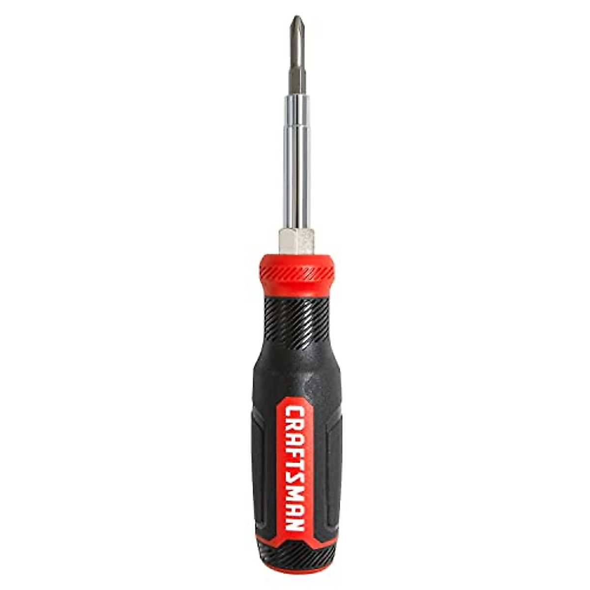 CRAFTSMAN Screwdriver, Multi-Bits 6-Way, Store Extra Bits in Handle (CMHT68000)