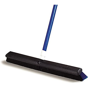 SPARTA Flo-Pac Plastic Broom Head, Omni Sweep for Cleaning, 24 Inches, Black