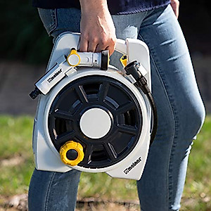 Compact Hose Reel with 2-Way Connector