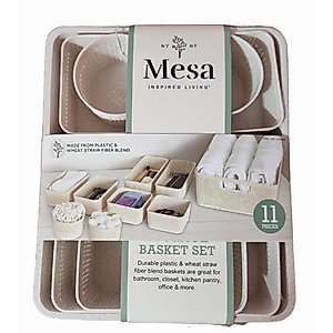 mesa 11pc storage basket set
