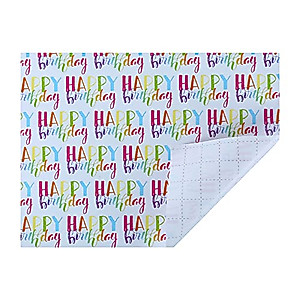 Birthday Wrap Wrapping Paper for Boys Girls Adults Cartoon Coated Paper Sheet Happy Birthday Gift for Kids Holiday Decoration 6 Cute & Funny Different Designs 27.56 x 19.69 Inch (6 PC)