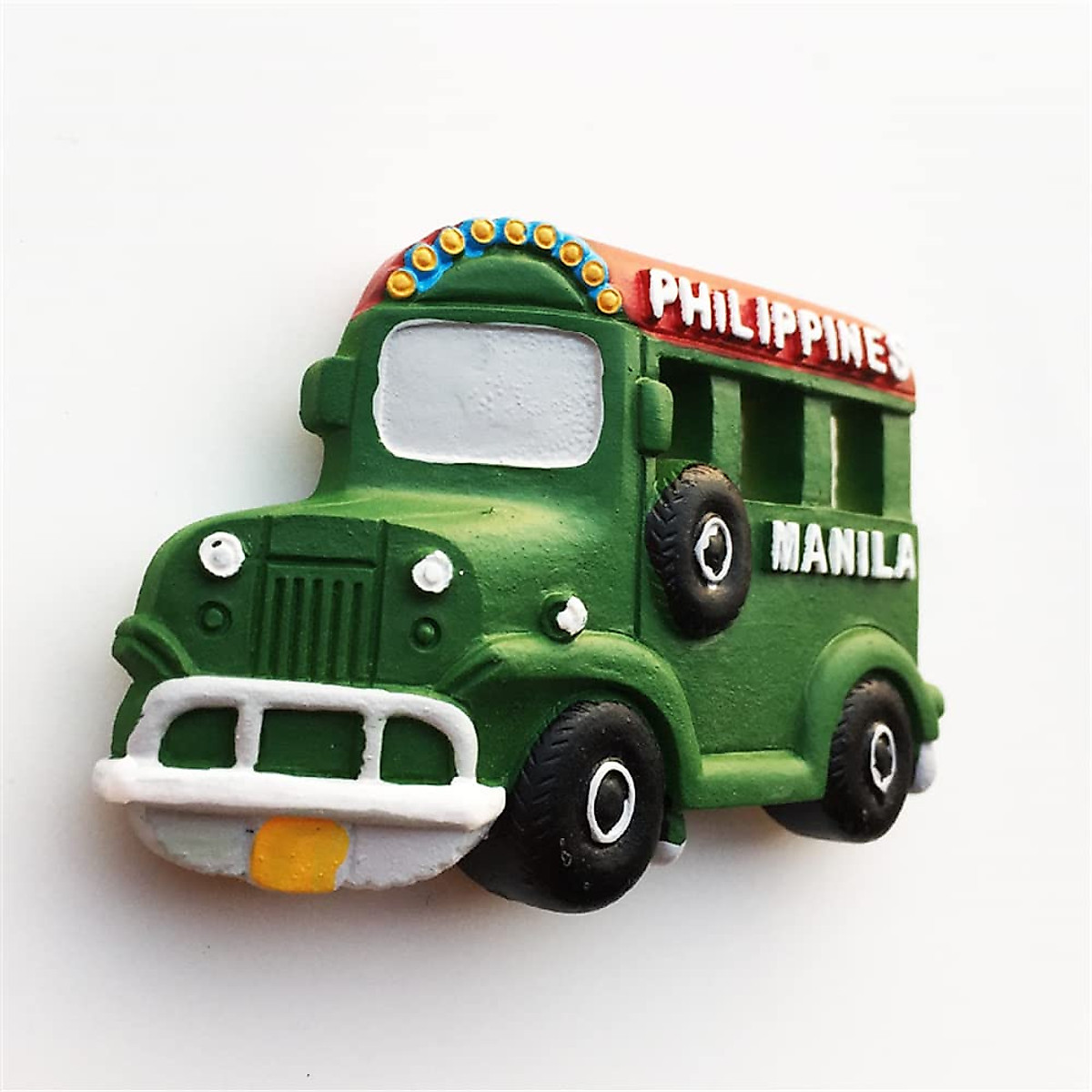 3D Manila Philippines Fridge Magnet Souvenir Gift Refrigerator Magnetic Sticker Hand Painted Craft Collection