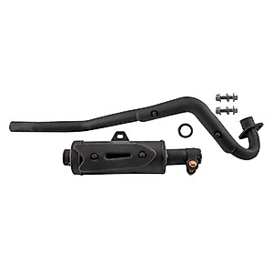 YC Yier 28mm 1 1/8" Muffler Exhaust Pipe for ATV Quad Buggy Go Kart Pit Dirt Bike 50cc 70cc 90cc 110cc 125cc 150cc Taotao Coolster Kazuma Roketa