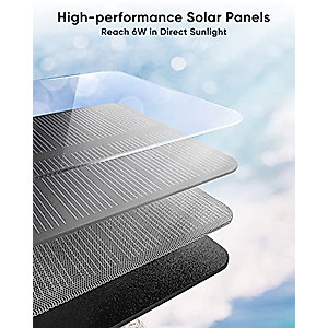 Hiluckey Solar Charger 25000mAh, Outdoor USB C Portable Power Bank with 4 Solar Panels, 3A Fast Charge External Battery Pack with 3 USB Outputs Compatible with Smartphones, Tablets, etc.